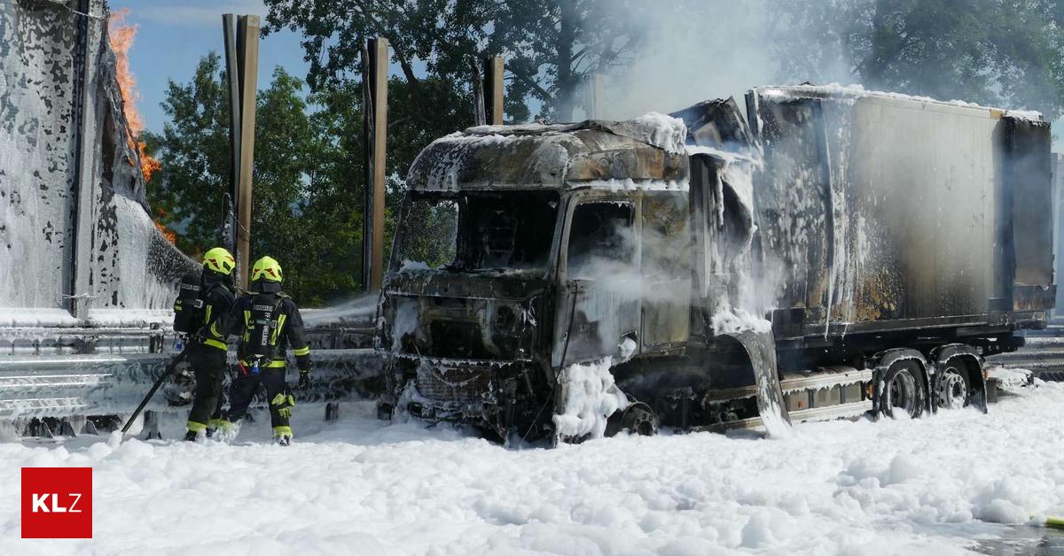 Schwerer Unfall: 10 Kilometer Stau auf der A1 nach Lkw-Brand bei Linz: „Wer kann, soll ausweichen“